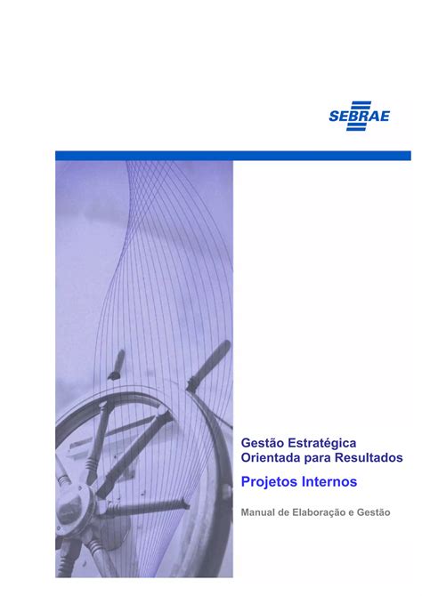 521 Material De Estudo Manual De Elaboracao E Gestao De Projetos