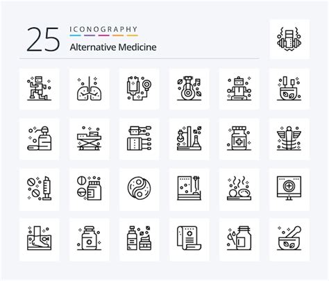Paquete De Conos De L Neas De Medicina Alternativa Que Incluye