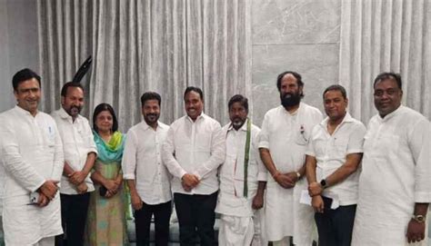 Double Shock To BRS Ranjith Reddy And Danam Nagender Joined Congress