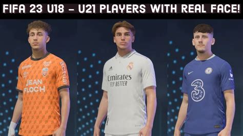 Fifa All U U Players With Real Face Youtube