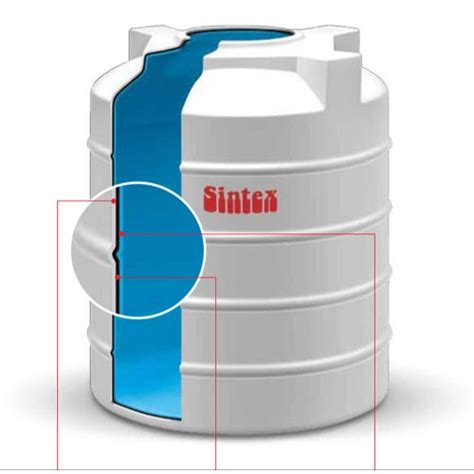 White Ruf Tuf Plasto Layer Water Tank