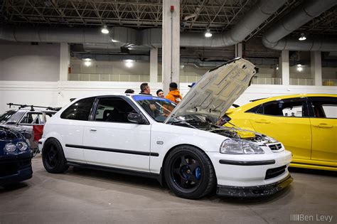 White Ek Civic At Wekfest Chicago Benlevy