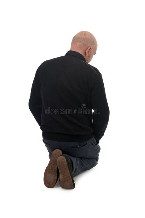 Back Man Kneeling Stock Photos Free Royalty Free Stock Photos