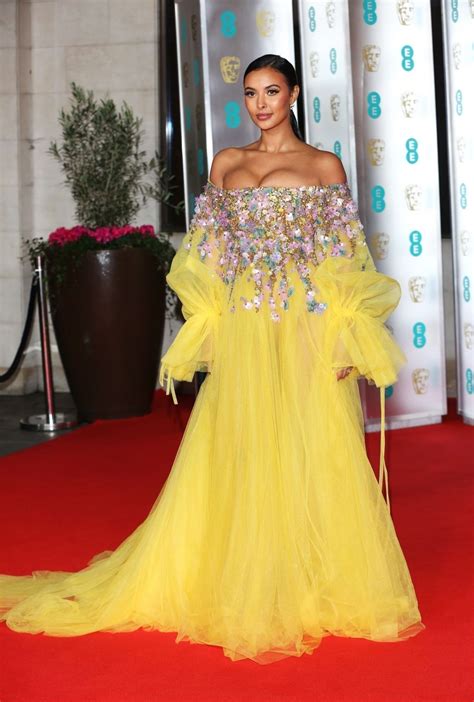 Maya Jama Shows Her Boobs At The Bafta After Party In London