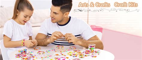 Sanlebi Enfants Bricolage Perles Set 2000 Pièces Bracelet Perle pour