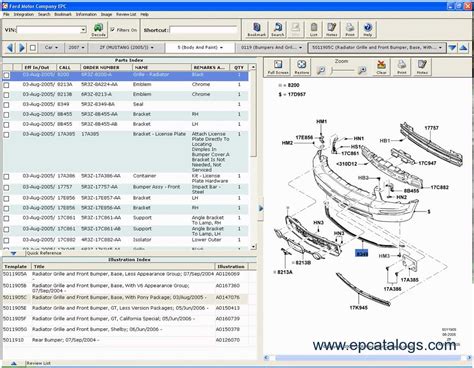 Efficient Ford Parts Diagram For Easy Lookup