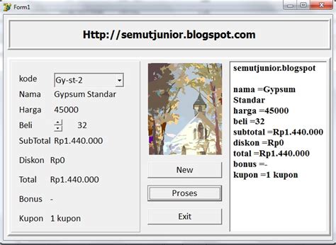 contoh program delphi 7 dengan database mysql contoh