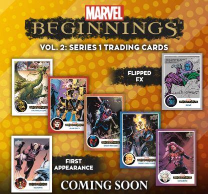 2022 Upper Deck Marvel Beginnings Volume 2 Series 1 Checklist