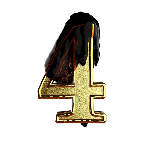 Figura Dorada Con Tipografía Al óleo PNG Negro Diseño Dorado PNG