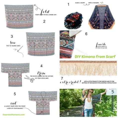 Kimono From Scarf