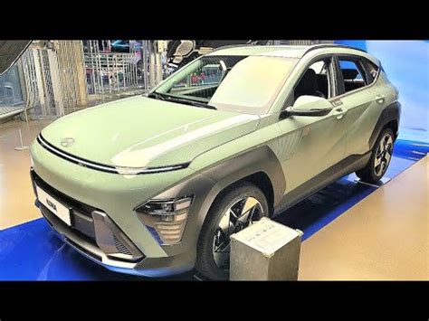 2023 현대 신형 코나 미라지 그린 전시차 실물 풀체인지 외관 및 내부 둘러보기 2024 Hyundai Kona
