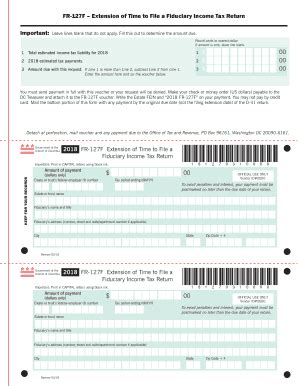 Fillable Online Otr Cfo Dc Fill This Out To Determine The Amount Due