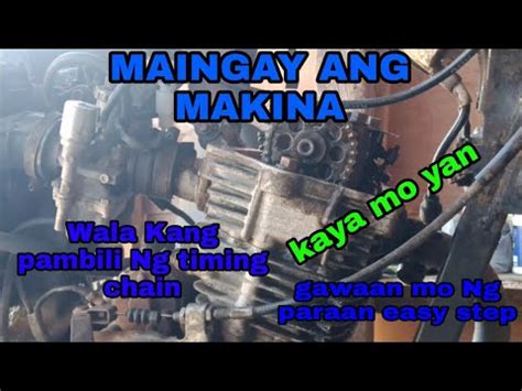 Paano Mag Adjust Ng Timing Chain At Tune Up Boxer Ct Bajaj Youtube