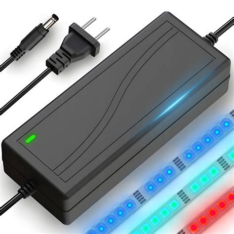 ZASILACZ WTYCZKOWY 12V IMPULSOWY DO TAŚM LISTW RGB KAMER 5A 2 1x5 5mm