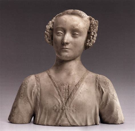 Andrea Del Verrocchio Busto De Una Mujer Joven 1471 494724 Cm