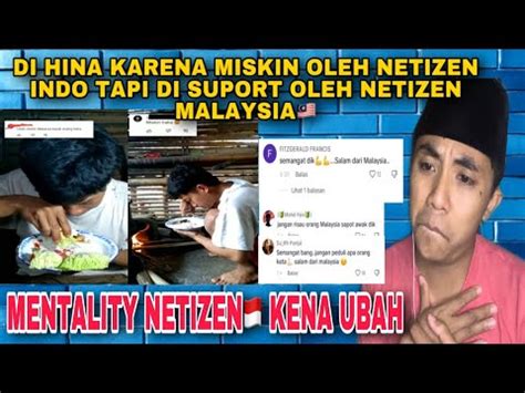DI HINA KARENA MISKIN OLEH NETIZEN INDO TAPI DI SUPORT OLEH NETIZEN