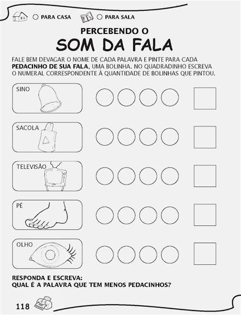 Exercícios de alfabetização e letramento Atividades Pedagógicas