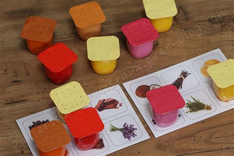 Le Loto Des Odeurs Papiers Cailloux Ciseaux Pour Jeu Odorat