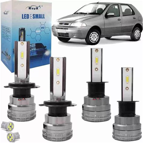 Lampada Ultra Led Small Fiat Palio Siena G2 Alto E Baixo
