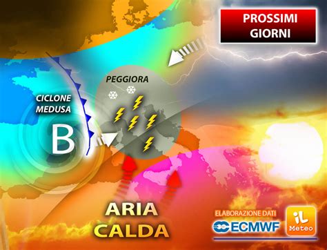 Meteo da Mercoledì tornano le Piogge al Centro Nord Caldo al Sud poi