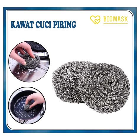 Jual Sabut Kawat Cuci Piring Stainless Spons Cuci Piring Ekonomis Anti