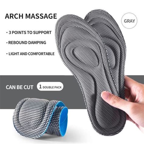 Semelle de chaussure Semelles orthopédiques en mousse à mémoire de