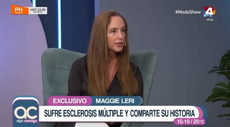 Algo Contigo Maggie Leri y su lucha contra la esclerosis múltiple
