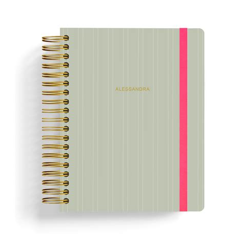 CADERNO SMART PERSONALIZADO SEU NOME NA CAPA EM HOTSTAMP VERDINHO