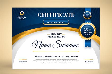 Award Cartificate Design Behance