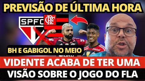 VIDENTE SURPREENDE TODO MUNDO SUA PREVISÃO GABIGOL E BRUNO