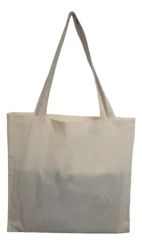 6 Sacolas Ecológicas 100 Algodão Cru ecobag 45x45cm