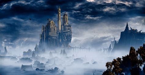 Elden Ring Mist Clouds Raya Lucaria Academy Digital Art Wallpaper