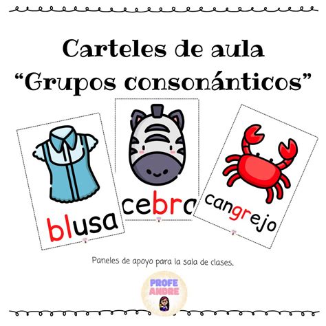 Carteles grupos consonánticos XPPP