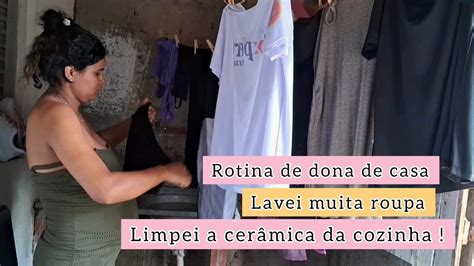 rotina de uma gravidinha por aqui lavei muita roupa na mão limpei a
