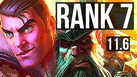 JAYCE Vs GANGPLANK TOP Rank 2 Jayce 10 Solo Kills Rank 7