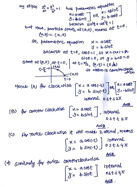 [solved] thank you find parametric equations and a parameter interval for course hero
