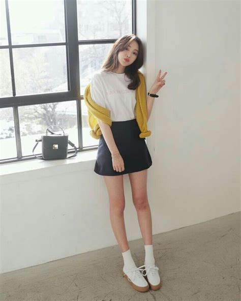 Corea Del Sur Estilo Claves 1 Fashion Poses Teen Fashion Outfits