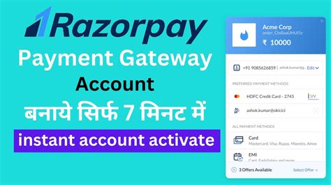 How To Create A Razorpay Payment Gateway Account In Just Minutes