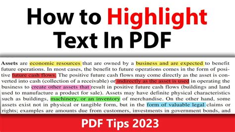 How To Highlight Text In Pdf In Laptop How To Highlight Text In Pdf