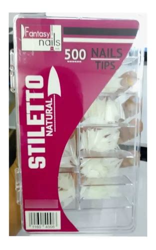 Tips 500 Pzs Uñas Fantasy Nails Modelo Y Color A Elegir en venta en