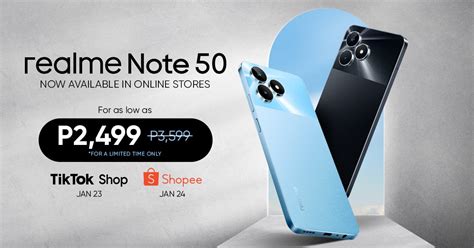 Realme Note 50 Now Available Online Starts At PHP 2 499