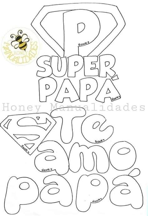 Letras Bonitas Moldes Feliz Dia Papa En Foami Moldes De ођ NBKomputer