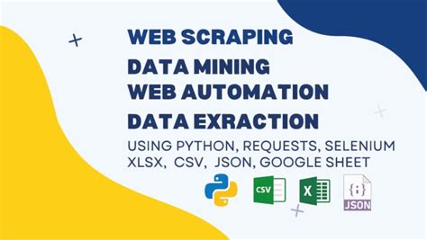 Web Scraping Data Mining And Data Extraction Using Python By