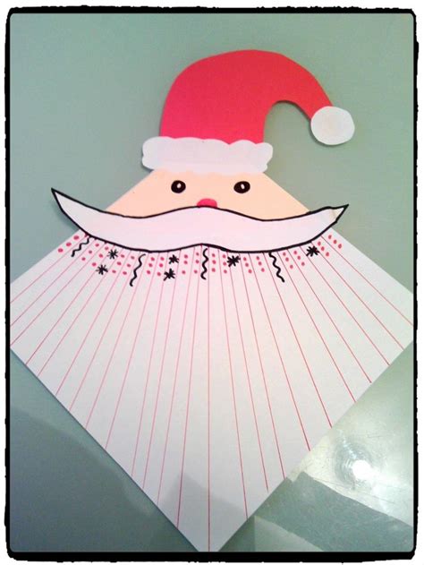 Exercice de graphisme avec le Père Noël Humeurs Créatives Noel