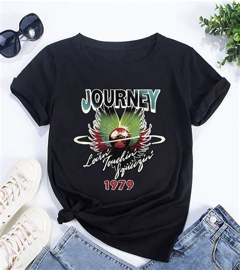Lovin Touchin Squeezin Journey Band 1979 T Shirt Journey Band Tour Merch Rock Band Journey