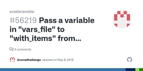 pass a variable in vars file to with items from command prompt as part of extra vars