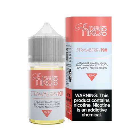 Strawberry POM Brain Freeze By NKD 100 Salt 30ml Salt Nic