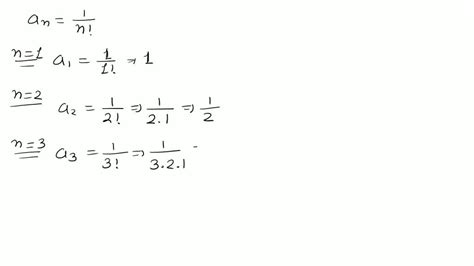 solved write the first five terms of the sequence a using the table feature of a graphing