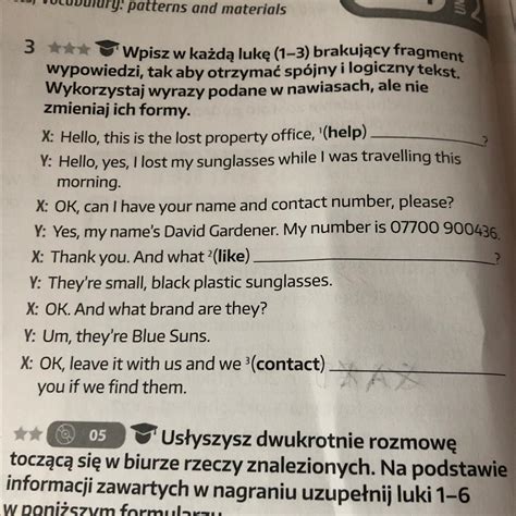 Dzień dobry mam problem z zadaniem 3 ze strony 18 w ćwiczeniach dla 7