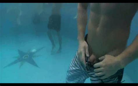 Naked Men Underwater Cumception